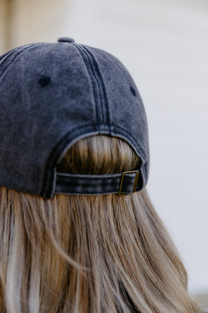 R+R Baseball Cap - Black Wash – Ruby & Rain